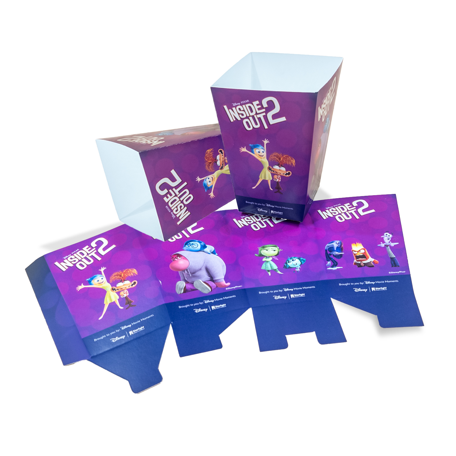Full Colour Custom Printed And Laser Cut And Score Inside Out 2 ...