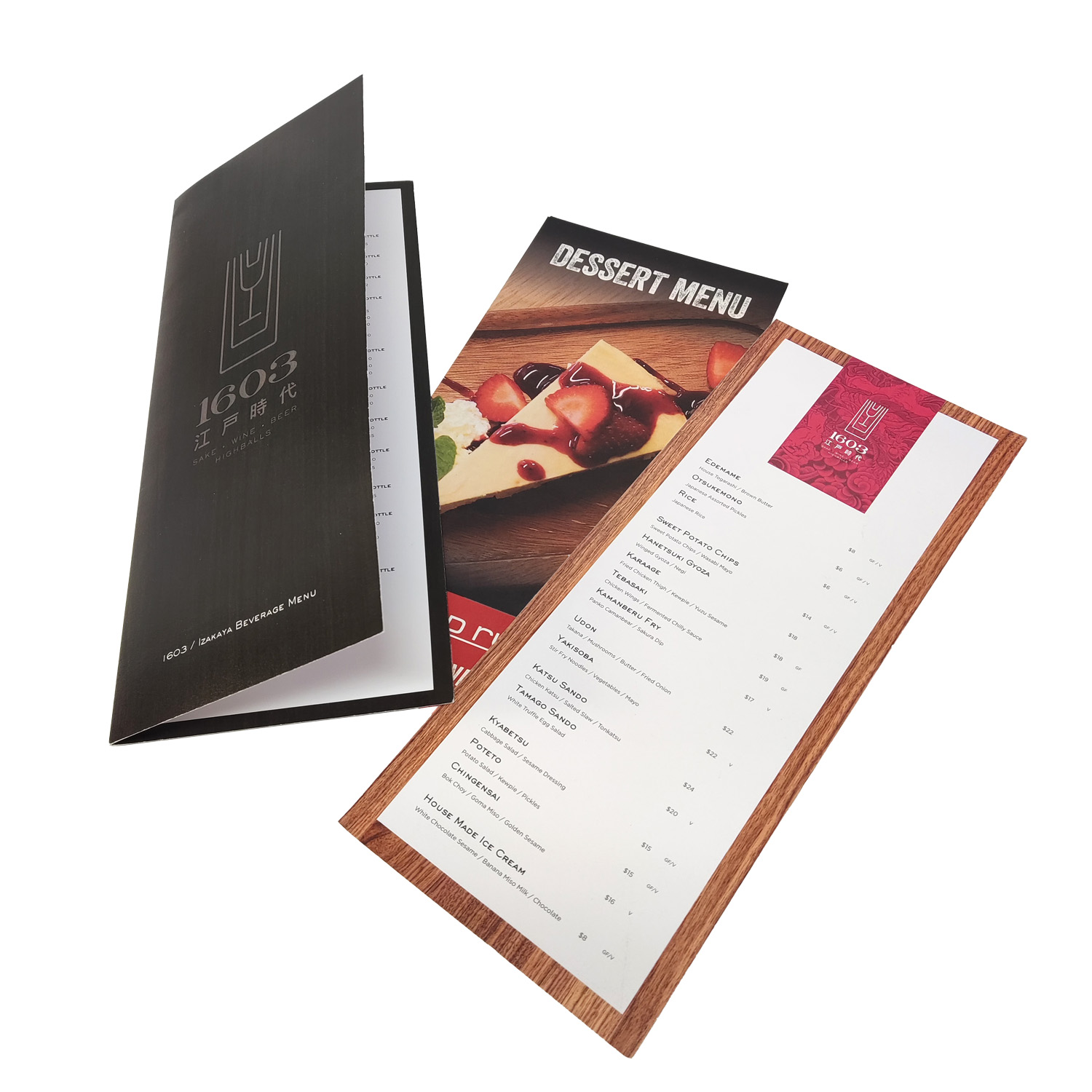 Menu Printing Full Colour By Rogue Print And Mail - Rogue Print and Mail