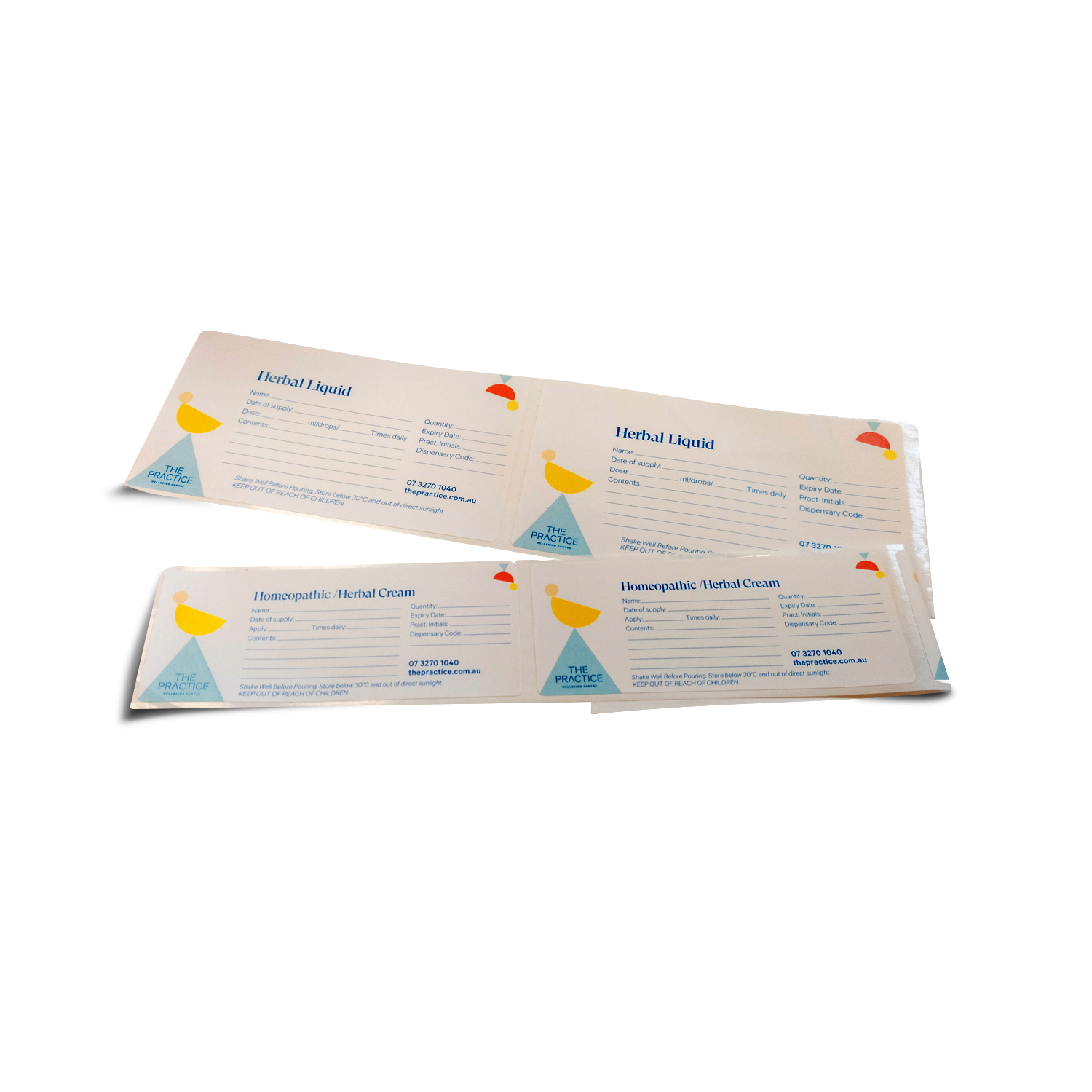 The Practice Sticker Label In Roll Pritned By Rogue Print And Mail ...