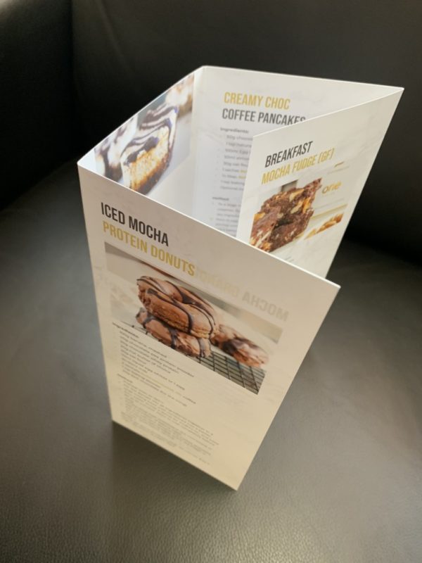 8pp DL roll fold with gold pantone - Rogue Print and Mail
